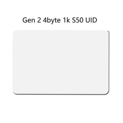 China Do cartão Rewritable variável que pode escrever-se do byte UID RFID do bloco de MF1k S50 MF4K S70 0 cartão mágico chinês 7 à venda