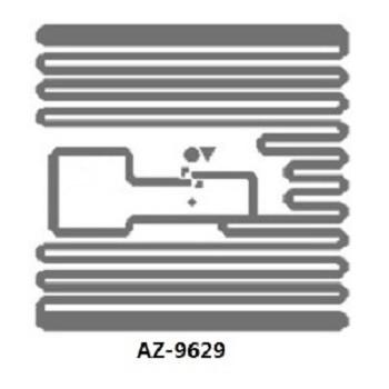 Cina Protocollo bagnato asciutto dell'intarsio 960MHz 18000-6C di frequenza ultraelevata di AZ H3 RFID ultra ad alta frequenza in vendita