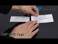 Windshield UHF RFID Tags Number Printing For Vehicle Management