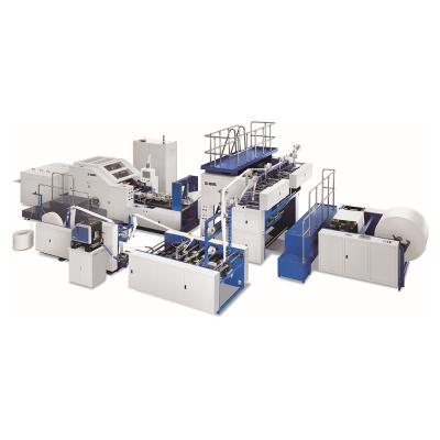 China bolsa de papel de alimentación de la hoja automática del rollo del grueso 460rs que hace la máquina 120bags/Min 42kw for sale
