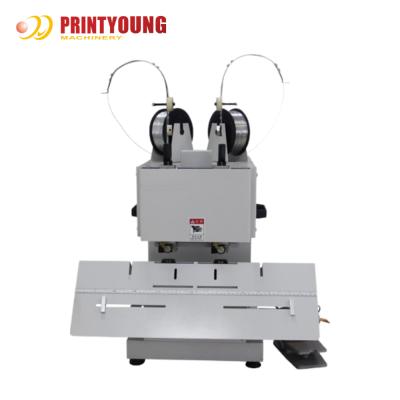 China PRY-100/200 Electric Single and Double Head Steel Wire Booklet Riding Saddle Stitch Stapler Machine for sale