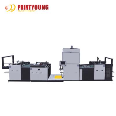 China FHS-1050 1300 New Automatic Vertical Cold and Hot Paper Film Laminating Machine with PLC Bearing & Motor for sale