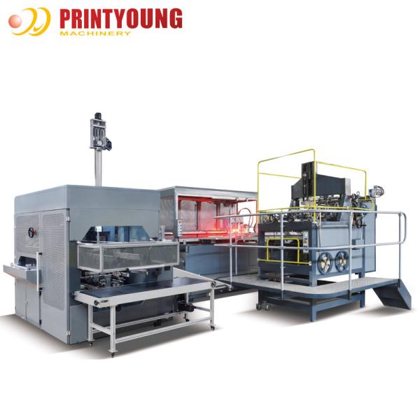 300g/M2 Rigid Box Making Machine 7mm Edge Folding Depth