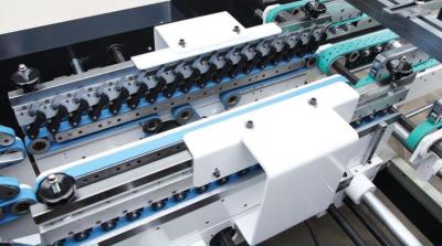Cina Macchina 260m/Min di raggruppamento automatico di Gluer della cartella del cartone ondulato di 6 angoli in vendita