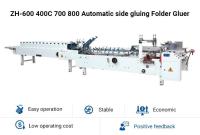 China Paperboard Side Gluing Folder Gluer Machine Continuous Feeding for sale