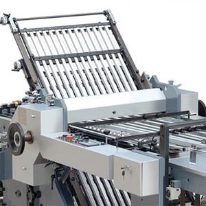 China Combined 150m/Min 200gsm Paper Folding Machine With Sound Barrier for sale