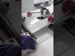 Saco de papel 100GSM automático que faz a máquina 120mm a dobradura lateral