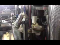 Plegamiento de la parte inferior de 3oz que granea 70pcs/Min Paper Cup Making Machine 8KW
