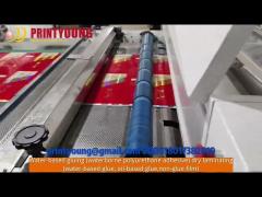 NFM-H1080 Intelligence Automatic Water Base Gluing Dry Film Laminating Machine(Hot Knife)