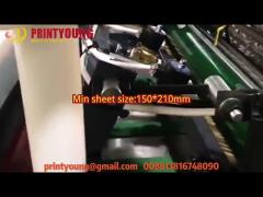 Série UV de vitrificação semi automática/em linha da máquina de revestimento SGUV do ponto completo