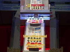 SF-350 Adsorption Adhesive Fully Automatic Digital Label Half Sheet Die Cutting Machine