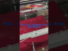 PRY-78 Automatic Servo Gold Paper Hot Foil Stamping Machinery