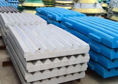 China Mining Equipment  Jaw Crusher Jaw Plate Stone Crusher Spare Parts High Hardness for sale