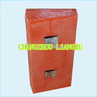 China Steel Liner Toggle Plate In Jaw Crusher , Pegson Crusher Parts Abrasion Resistant for sale