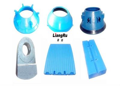 China High Impact Toughness Extec Crusher Parts , High Manganese Steel Jaw Crusher Jaw Plate / Mantle for sale