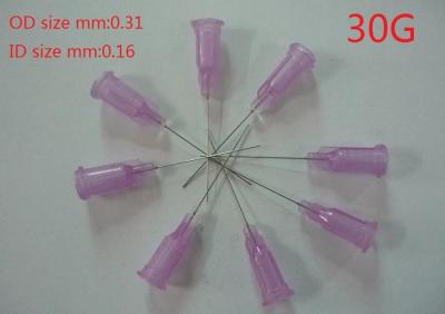 China 30G Metal plastic tips,cheap plastic needle,dispensing blunt needle tip,syringe needle for sale