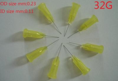 China 32G Metal plastic tips,cheap plastic needle,dispensing blunt needle tip,syringe needle for sale