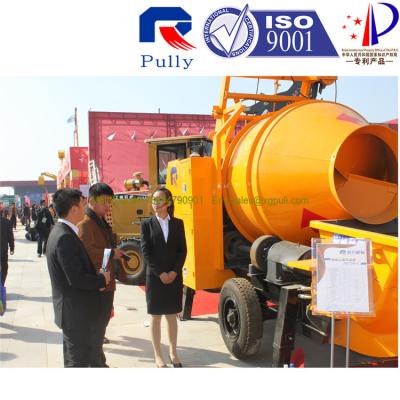 China hot sale JBT40-P1 15m3/h hydraulic concrete mixer machine drum roller cement mixer pump China for sale
