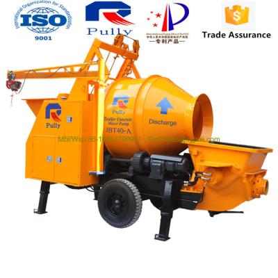 China Pully JBT40-P1 price of concrete mixer, concrete mixer pump, small concrete mixer price for sale
