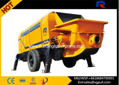 China 6 Tons Trailer Mounted Concrete Pump 110KW Power for building Construction for sale