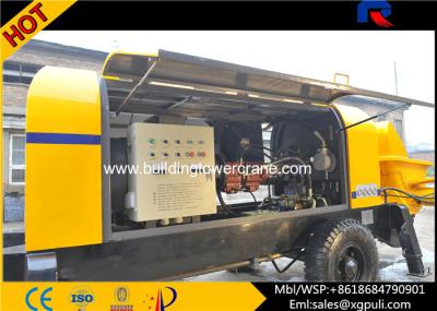 China 6500Kg Weight Diesel Concrete Pump Machine Double Circuit Opening System for sale