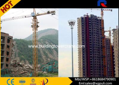 China Max Load 8T Hammerhead Tower Crane Jib Length 60m For Building Construction for sale