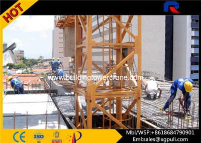 China 3 Ton Erecting Tower Crane , Small Construction Crane Full VFD Control for sale
