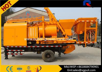 China 37kw Motor Static Concrete Pump , Mobile Batching Plant For Construction for sale