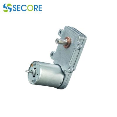 Cina 6V 12V Square Flat Worm Gear Motor Curtain Lifting Gear Motor 0.3Nm Torque in vendita