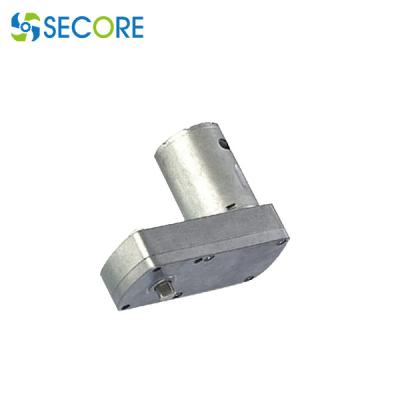 China Custom Made Screen Flip Gear Motor, 12V 24V 35kg Dual Shaft High Torque Gear Motor for sale