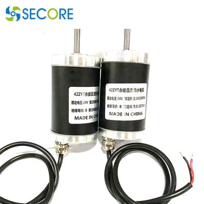 中国 IP68 12V Micro DC Brush Motor Permanent Magnet Waterproof DC motor 販売のため