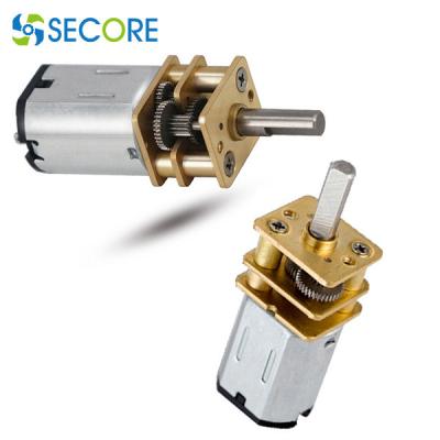 中国 100rpm 75mAスマートなおもちゃのためのマイクロ ギヤ モーター3v 6v 12v 15mm長さISO 販売のため