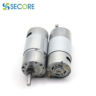 Cina motore riducentesi di 12v 24v 800rpm 555 con velocità del cambio di 37mm regolabile in vendita