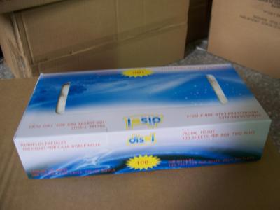 China 100sheets Box Facial Tissue Paper for sale