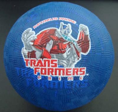 China 5" Rubber Playground Ball with Customized Logo Printing. for sale