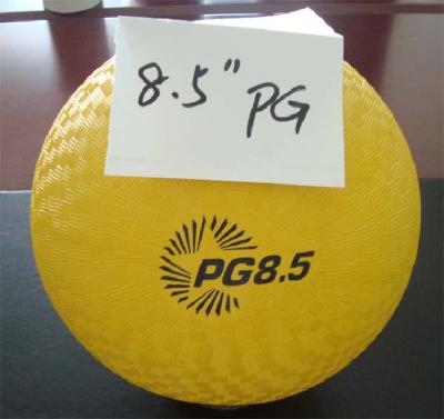 China 8.5" Rubber Playground Ball with Customized Logo Printing. for sale