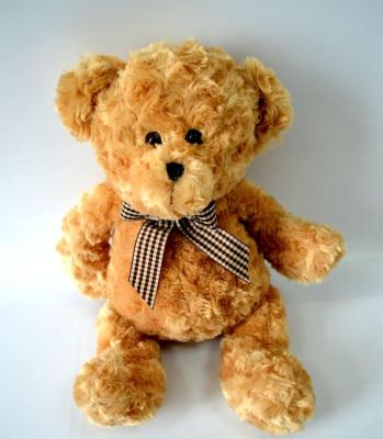 China Cute Plush Toys for baby, Lovely Bear Plush with Check bow-tie. for sale