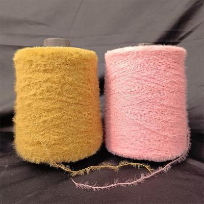 China 1.3cm 1.5cm Nylon Knitting Yarn Feather Knitting Wool Yarn Socks Yarn for sale
