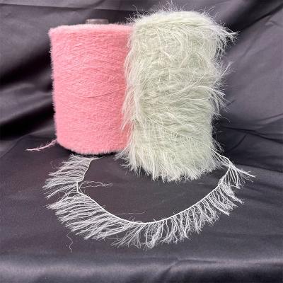 Quality NM7 2.0cm Eyelash Yarn Fluffy Nylon Feather Yarnfor sale