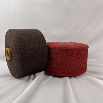 Cina Filati di poli-cotone marroni e rossi per la fabbricazione di tappeti e tappeti in vendita