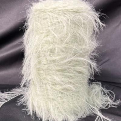 China Feather Yarn Mink Yarn For Knitting Sweaters / Socks / Hats / Gloves for sale