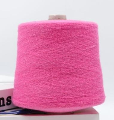 China 100% nylon 13NM glittering crystal yarn 1.3 cm feather yarn for sweater / scarf / crochet for sale