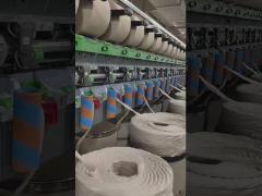 Ne12/1 20/1 Linhas de algodão branco óptico/poliéster misturado para fabricação de toalhas