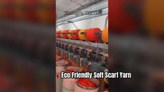 Watch: Discover the Eco-friendly Benefits of recycled cotton yarn for Scarf making Showcase