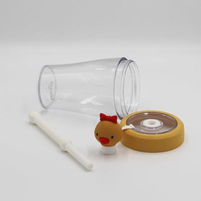 China De Gymnastiek van BPA de Vrije Duidelijke het Drinken Fles van het Sporten Plastic Water met Stro 430ml Te koop