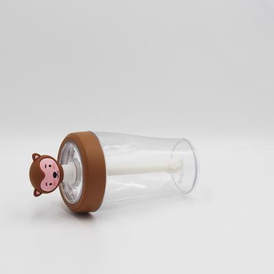 China De Teller Plastic Straw Water Bottle BPA Vrije 430ml van de Tritantijd Geen Geur Te koop