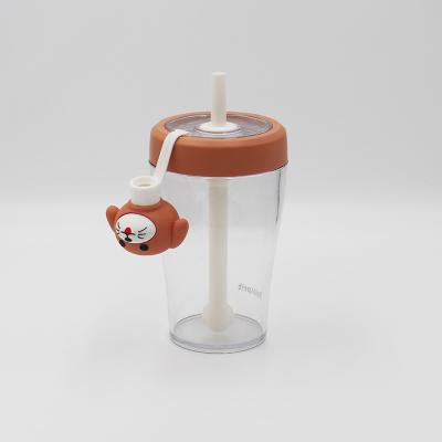 China Van het de Schroefdeksel van het lekbewijs Fles van het de Muurbpa Vrije Plastic Tritan Materiële Drinkwater de Enige Te koop