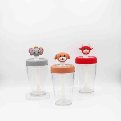 China Van het Beeldverhaaltritan van BPA Vrije Plastic 430ml het Waterfles met Unieke Vorm Te koop