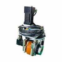 China AGV Drive Steering Wheel 125mm 300kg Load Servo Motor 24V 48V 220V for sale