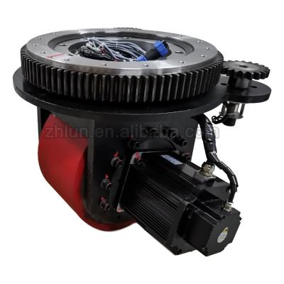 中国 コントローラーZL-400が付いているDc ZHLUNの頑丈なブラシレス モーターAGVの駆動輪 販売のため